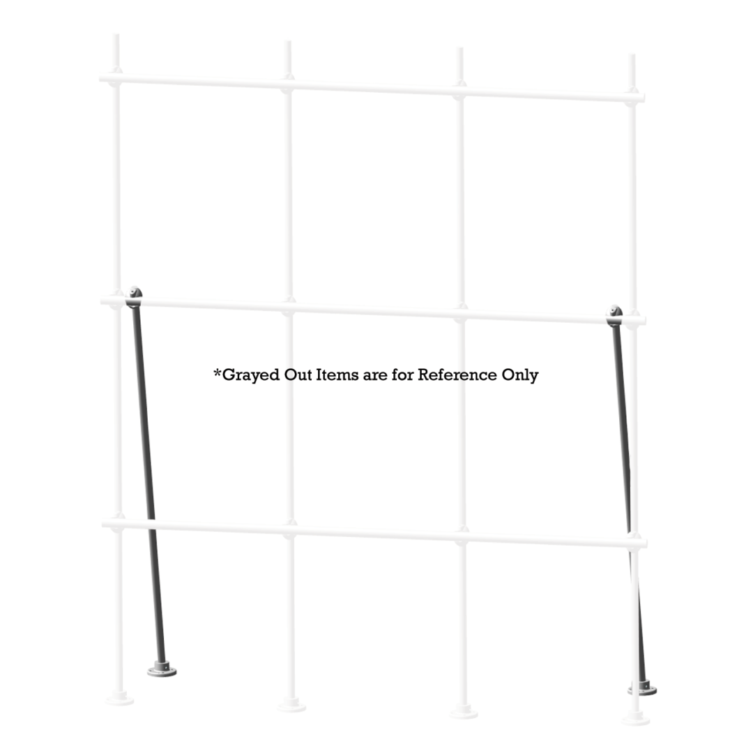 Back Mount Aluminum Lab-Frame Kit for Fume Hoods | Lee Engineering